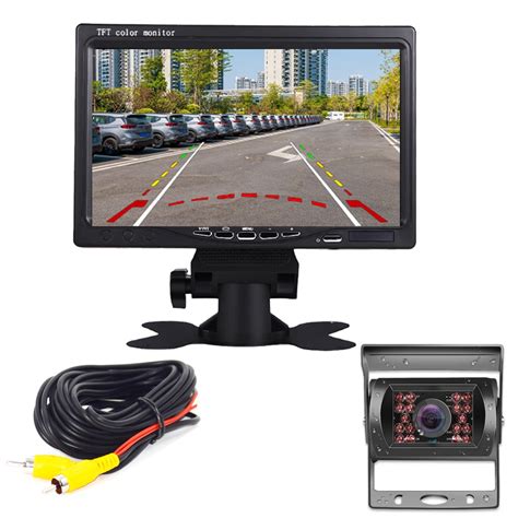 Universal 7 Polegada Hd Monitor De Tela Do Carro 1024 600 Monitor De