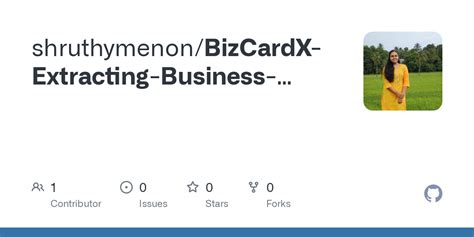 GitHub Shruthymenon BizCardX Extracting Business Card Data With OCR