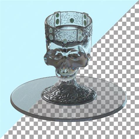 Premium Psd Skull Glasses