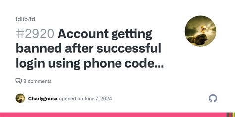 Account Getting Banned After Successful Login Using Phone Code Or Qr
