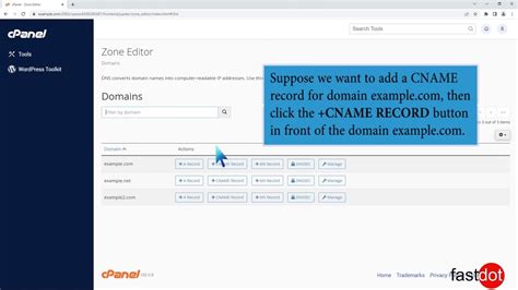 How To Add Cname Record In Cpanel Using The Dns Zone Editor With