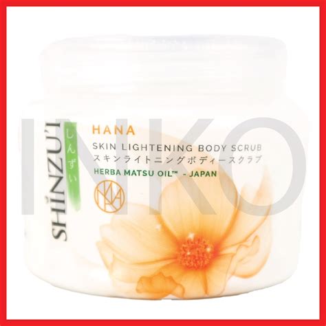 Jual Shinzui Hana Skin Lightening Body Scrub 120gr Shopee Indonesia