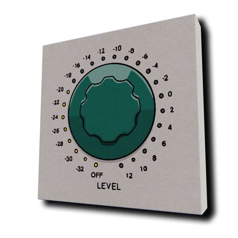 Analog Knob 67 By Analog Prints Square Acoustic Art Panel Psy Acoustics