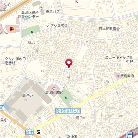神奈川県川崎市高津区溝口5－3－31 の地図 Mapfan