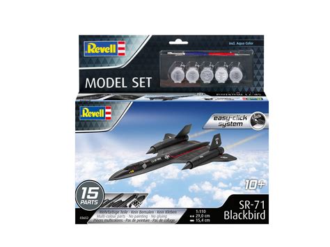 Model Set Lockheed SR 71 Blackbird Easy Click System Scala 1 110 REVELL