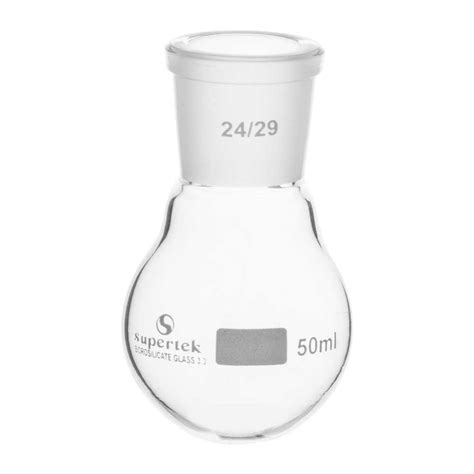 Flask Round Bottom Single Neck Scientific Lab Equipment Manufacturer And Supplier