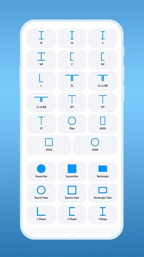 Aisc Structural Steel Table Apk For Android Download