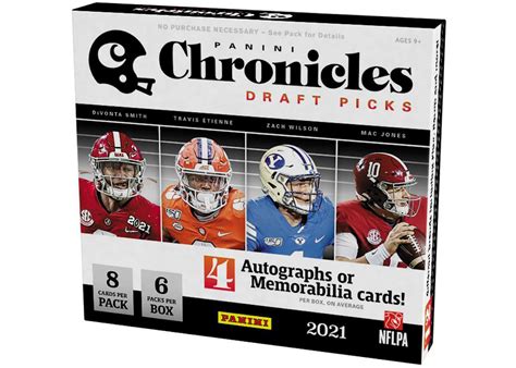 2021 Panini Chronicles Draft Picks Collegiate Football Hobby Box 2021