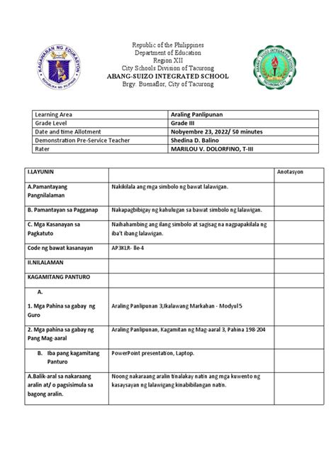 Lp Aral Pan Pdf