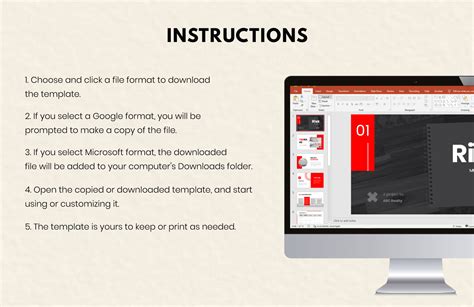 Simple Red Presentation In PDF PPT Google Slides Download Template Net