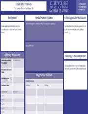 EBP Poster RN BS Online Template CT Pptx Click To Enter Title Here