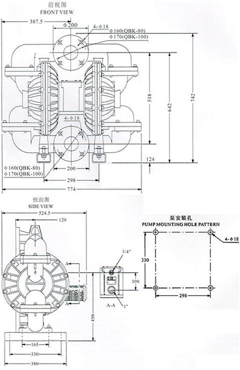 气动隔膜泵 中成泵业