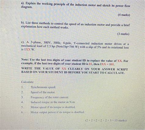 Explain The Principle Of Operation Of A 3 Phase Induction Motor Wiring Work