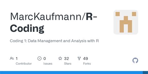 GitHub MarcKaufmann R Coding Coding 1 Data Management And Analysis With R