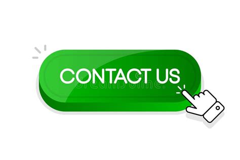 Contact Us 3d Button Mouse Touched Button Vector Illustration Stock Illustration Contact Us 3d Button Mouse Touched Button Vector Illustration Stock Illustration