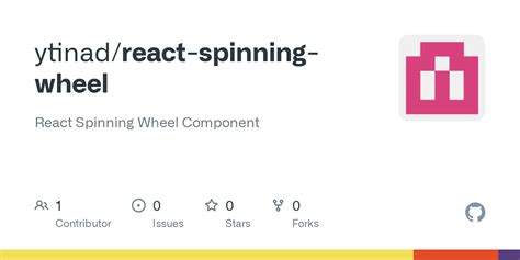 Github Ytinadreact Spinning Wheel React Spinning Wheel Component