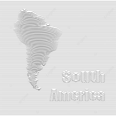 South America Map World Continent Symbol Vector World Continent