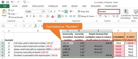 Isnumber And﻿ Istext Functions Simply Excel