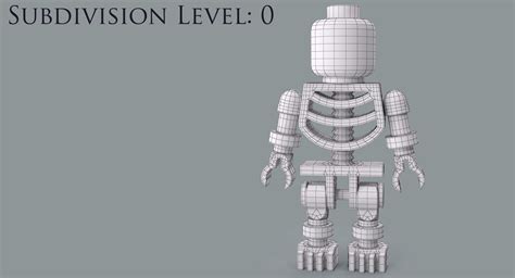 Lego Skeleton Minifigure 3d Model 29 Max 3ds Fbx Obj Free3d