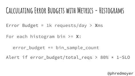 Practical Service Level Objectives With Error Budgeting Pptx