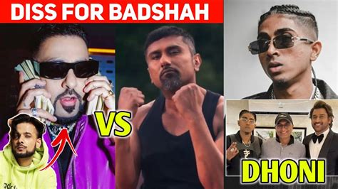 MC STAN MET MS DHONI YO YO HONEY SINGH VS BADSHAH DISS FOR BADSHAH