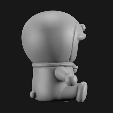Sitting Doraemon 3d Printing Model Stl