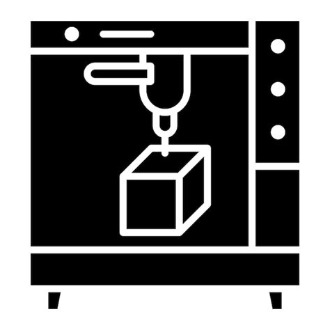 Premium Vector 3d Printer Vector Illustration