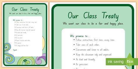 Class Treaty Koru Themed Display Poster