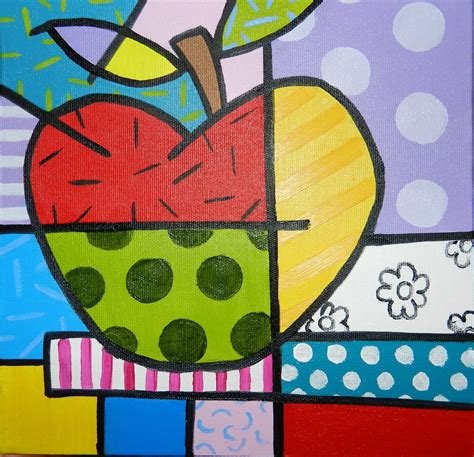 Maçã De Romero Britto LIBRAIN