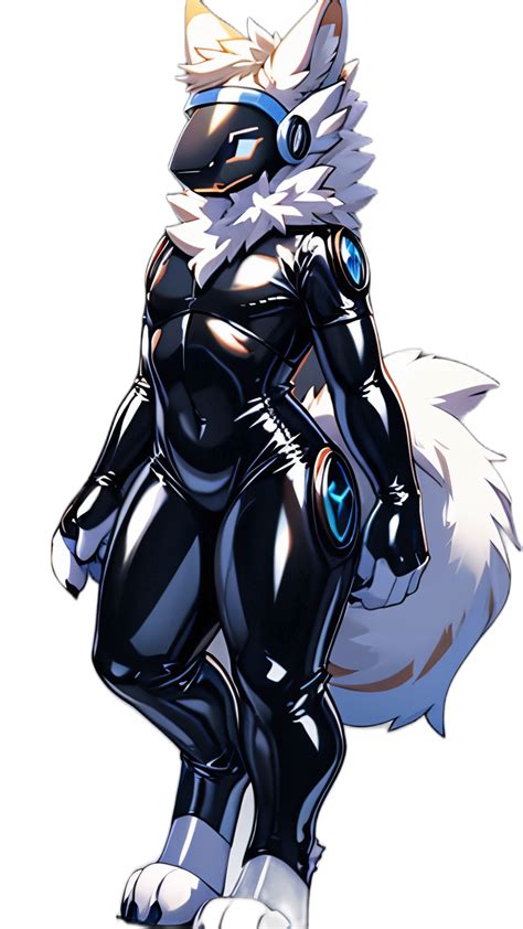 Latex Protogen De Cyberpub Seaart Ai