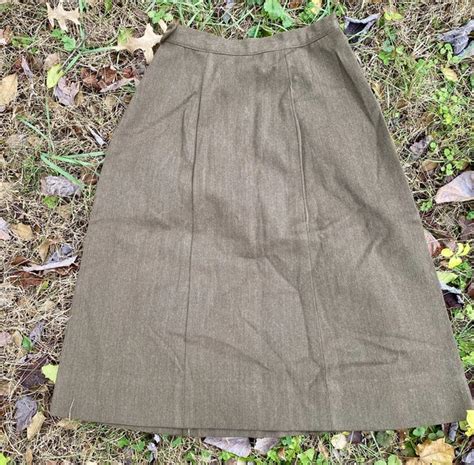 Orig Ww2 Us Army Wac Female Uniform Wool Skirt Wwii Womens Army Corps