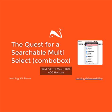 The Quest For A Searchable Multi Select Combobox