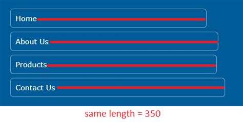 Html Css Padding Is Not The Same For My Navigation Menu Elements