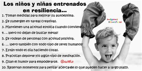 Los niños y niñas entrenados en resiliencia Imagenes Educativas