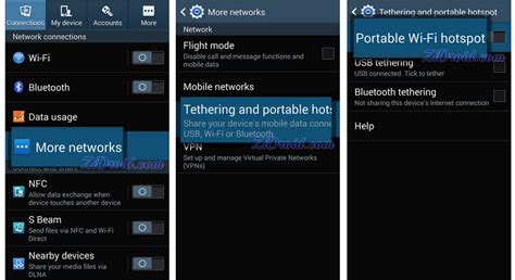 How To Use Your Adroid Mobile Phone As A Wi Fi Hotspot Zidroid