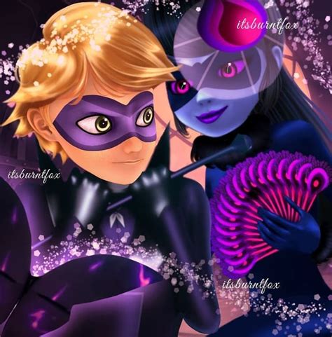 Miraculous Editor On Instagram Adrien As Hawkmoth And Marinette