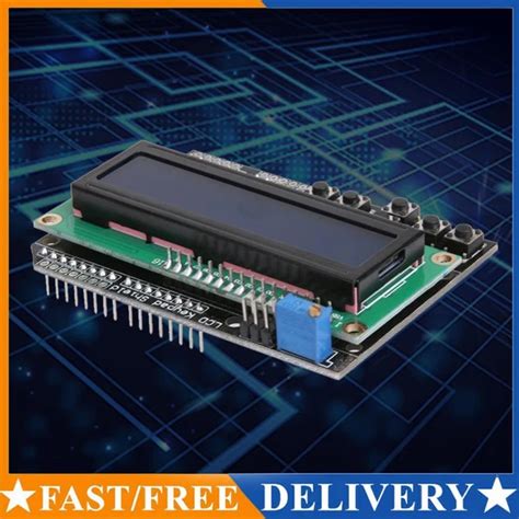 Lcd 1602 Display Keypad Shield Module For Expansion Board Au 1484
