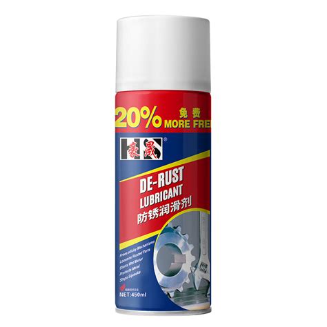 De Rust Lubricanting Aerosol Spray Panit Paniting Rust Removal Antirust Metal Cleaner Rust