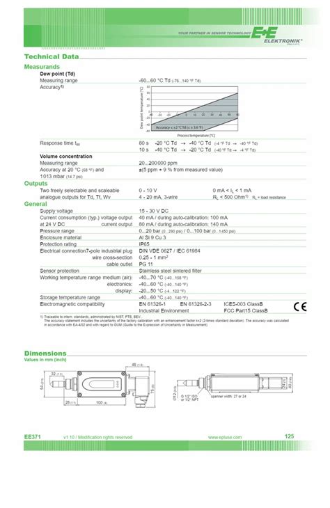 Ee371 Compact Dew Point Sensor At ₹ 98320 Dew Point Sensor In Navi Mumbai Id 4916093948