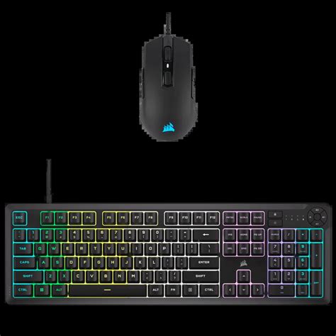 Corsair 2pc Starter Gaming Bundle K55 Keyboard And M55 Mouse