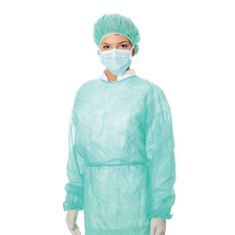 Pp Non Woven Breathable Disposable Medical Exam Gowns Medical Clothing