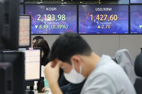 주간증시전망 반등 와도 기슬적 반등 어수선한 시장 분위기 아주경제