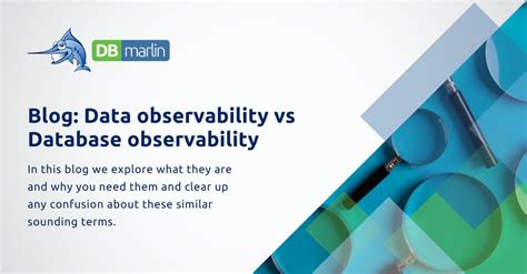 Dbmarlin On Linkedin Blog Data Observability Vs Database