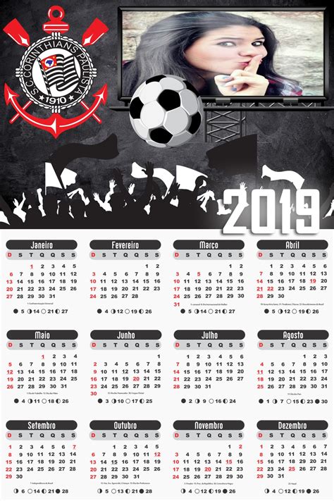 Montagem De Fotos Calendário Montagem De Foto Em Calendário 2019