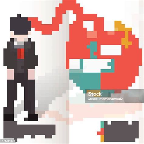 Bomb Puzzle And Character Info Graphic Design Clean Vector向量圖形及更多2015年