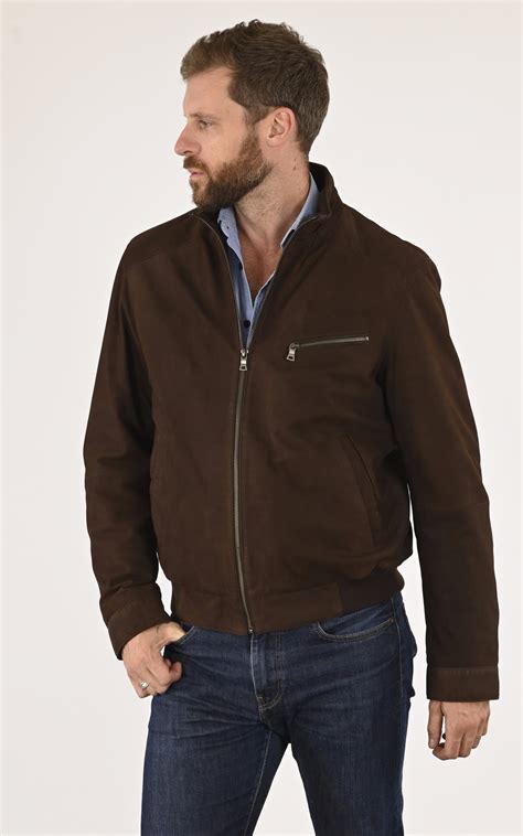 Blouson Chaud Agneau Nubuck Marron Smarty La Canadienne Blousons