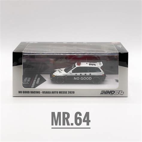 โมเดลรถยนต์ Inno64 1 64 Honda Civic Ef9 No Good Racing Osaka Auto