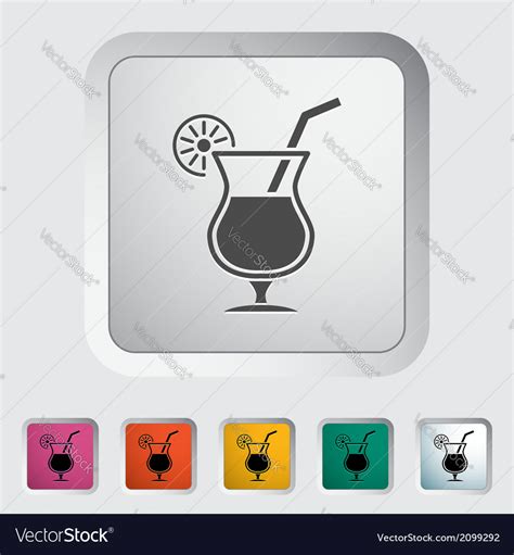 Cocktail Royalty Free Vector Image Vectorstock