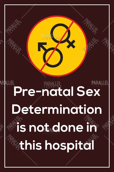 Pre Natal Sex Determination Signage Pre Natal Sex Determination