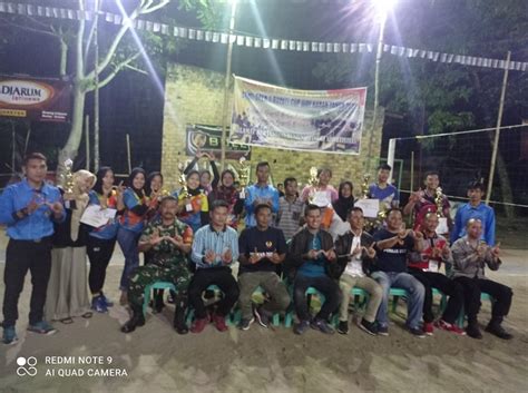 Penutupan Volly Ball Bupati Cup Way Kanan Dibanjiri Ribuan Penonton